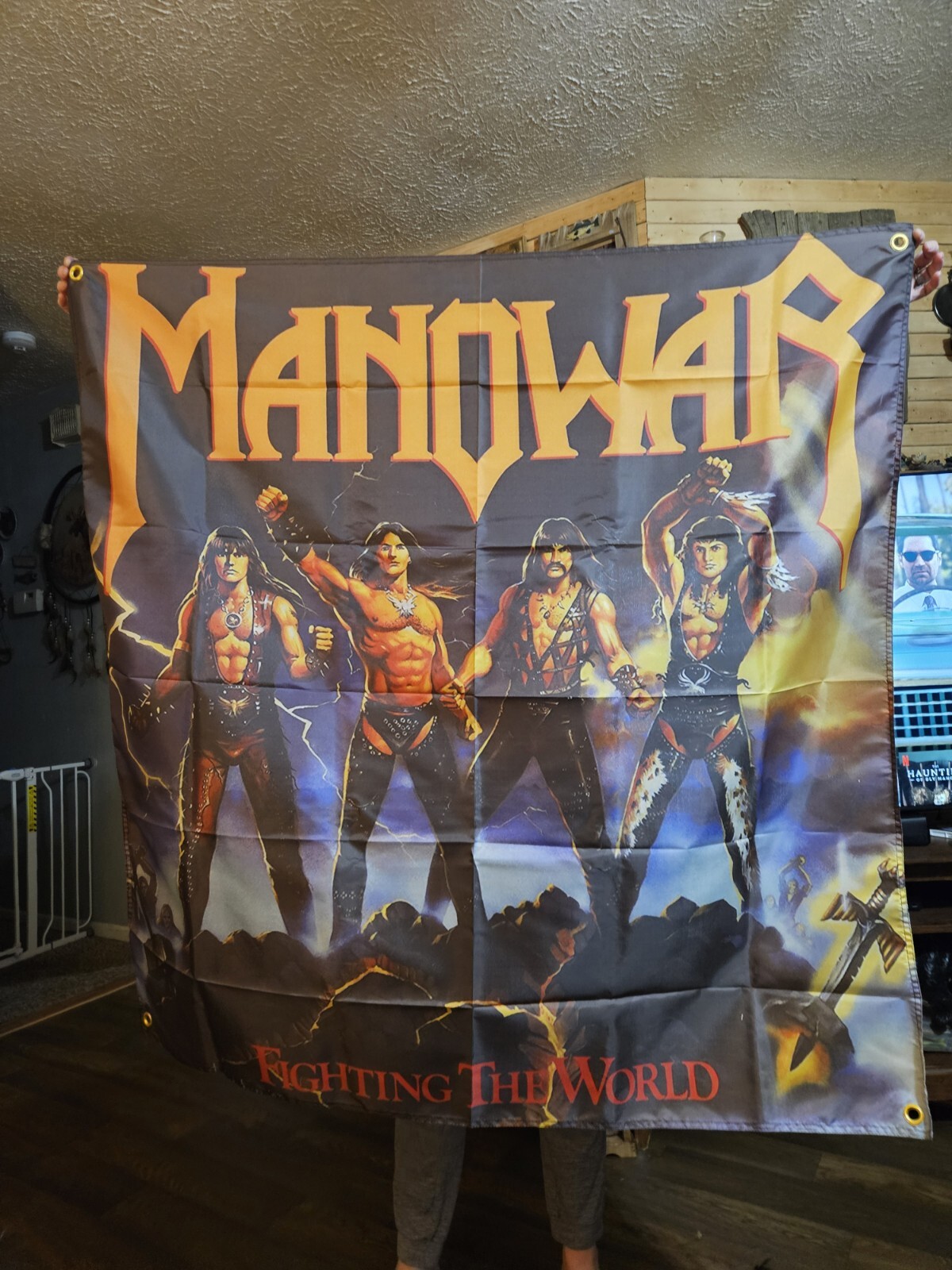 Manowar Flag 4'x4' HUGE | eBay