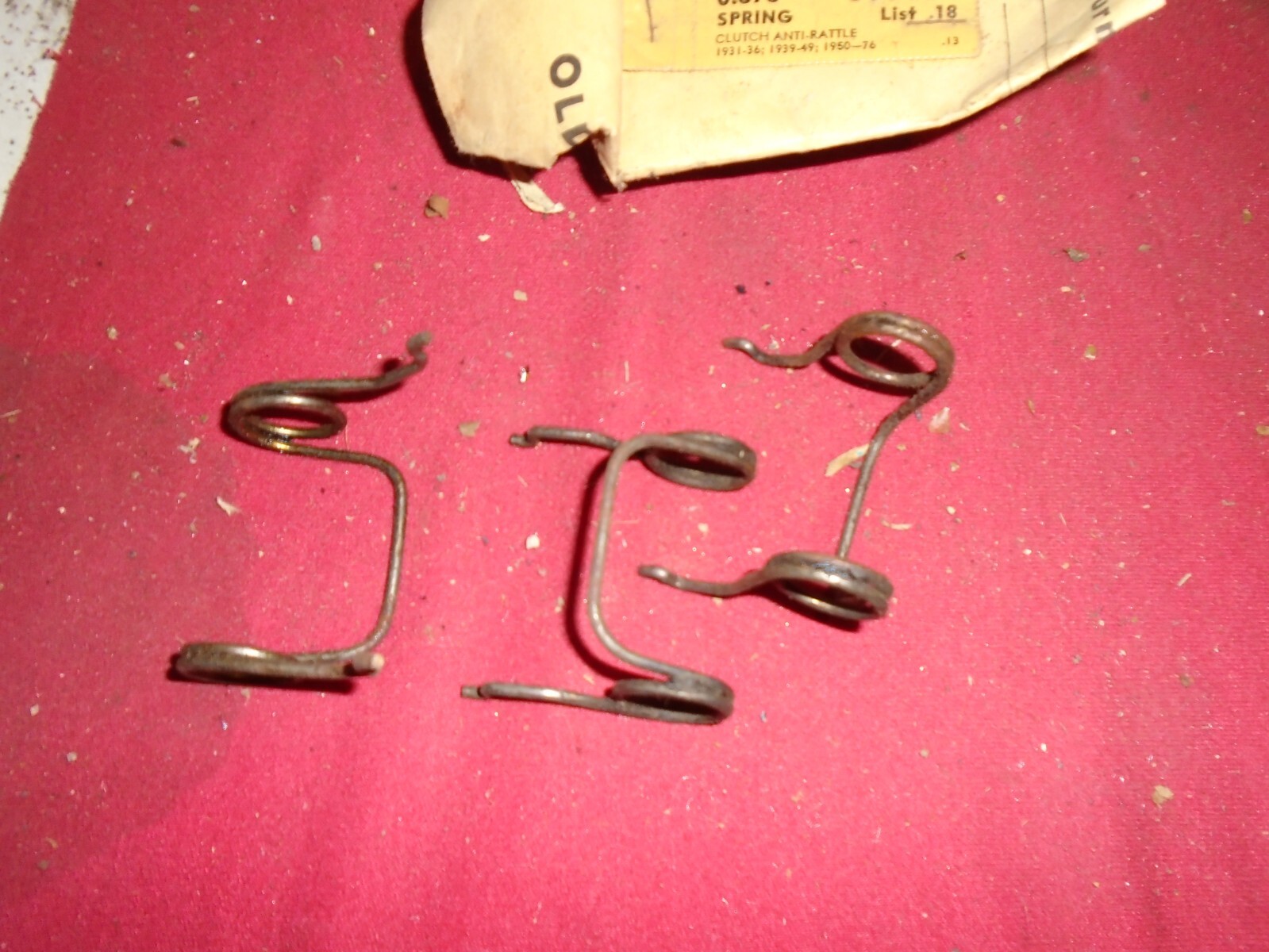 1955-1957 corvette and v8 car clutch anti rattle springs 403051 x3 | eBay