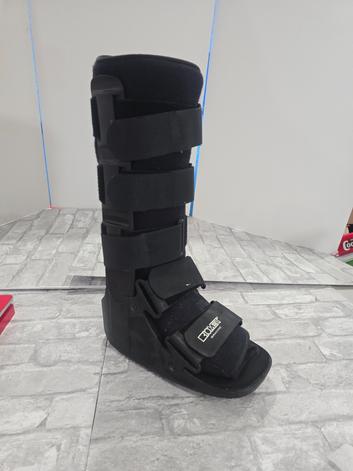 Orthopedic Foot Ankle Boot Brace Biomet Ortho Size L/XL 1 foot Long, 17 ...