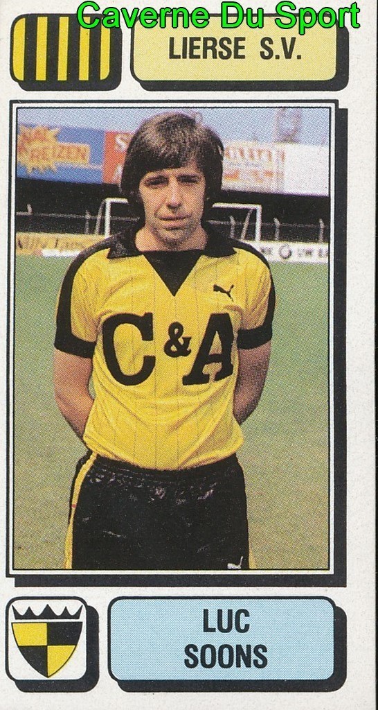 174 LUC SOONS BELGIQUE LIERSE.SV STICKER FOOTBALL 1983 PANINI | eBay