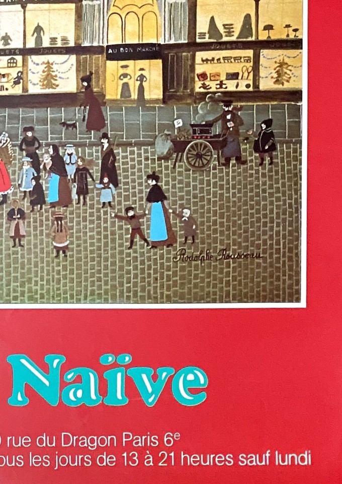 RODOLPHE ROUSSEAU ORIGINAL EXHIBITION ART POSTER GALERIE NAIFS ET ...