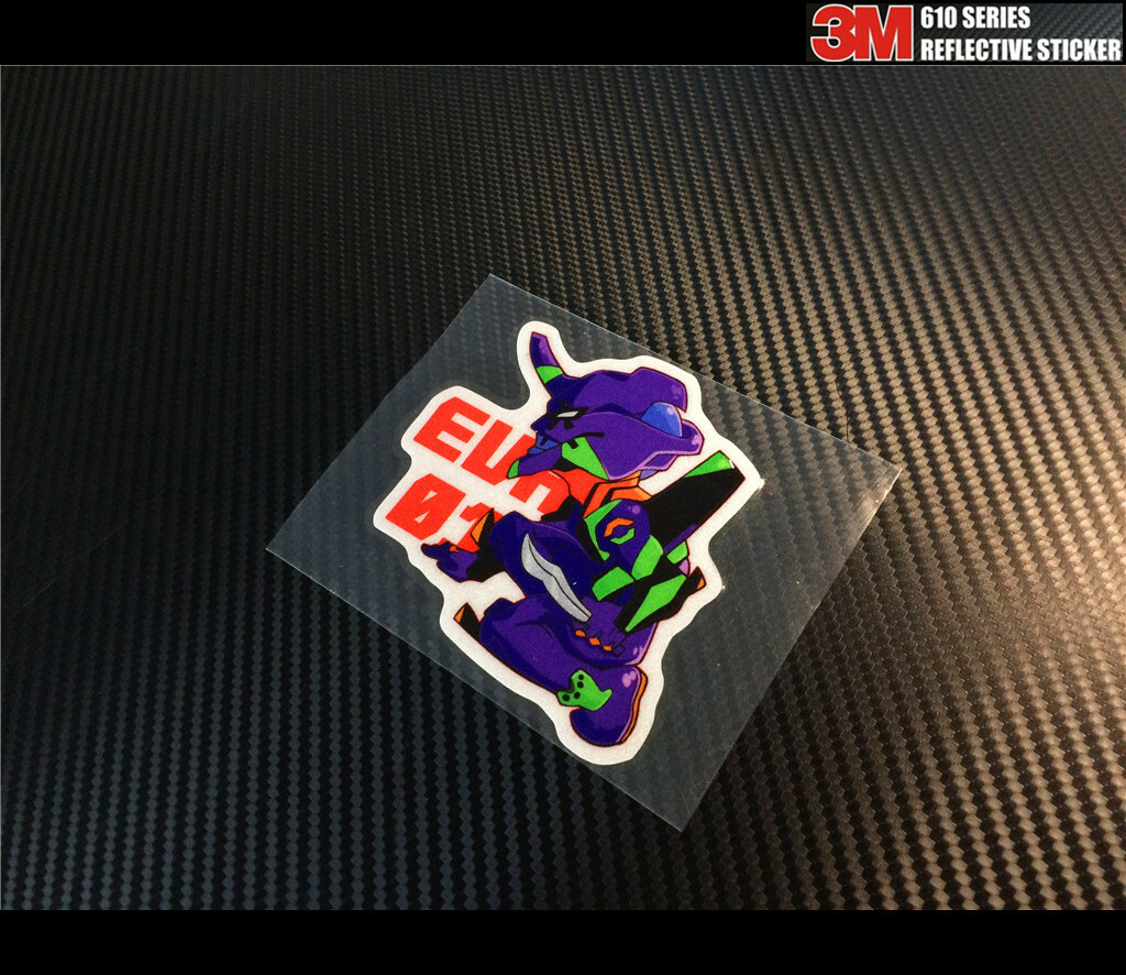 Reflective EVANGELION EVA 01 初号機 JDM Car Sticker #E09 | eBay Australia