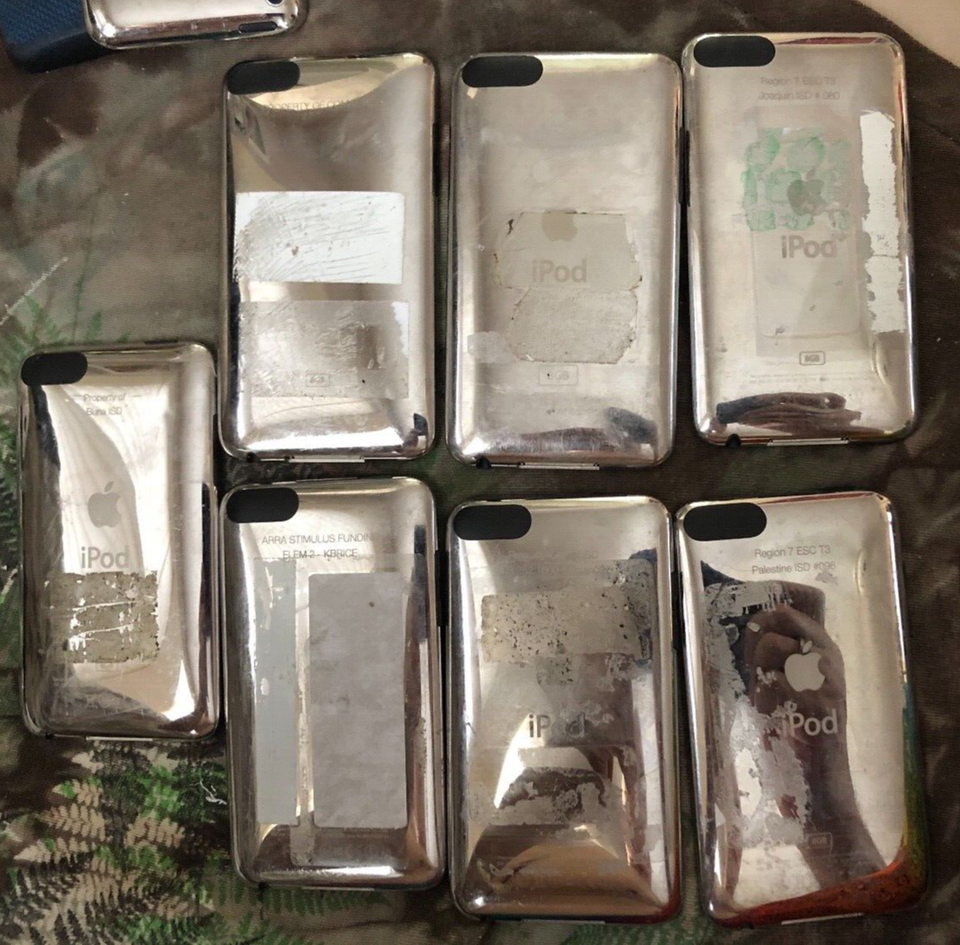 Lot of 7 Apple iPod 2nd Generation Touch (8 GB) A1288 Fast Ship Very ...