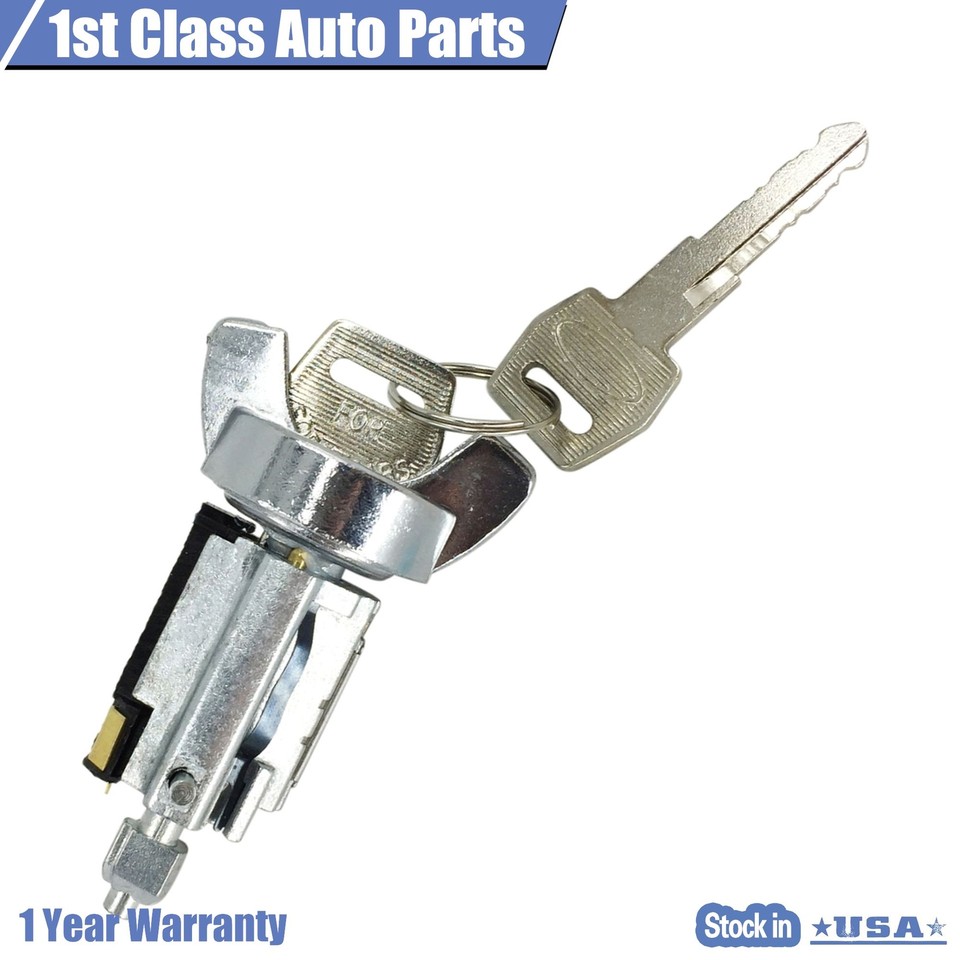 Ignition Lock Cylinder Switch with 2 Keys For Ford Bronco F-150 F-250 ...
