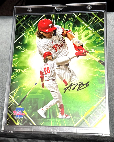 2025 Fanatics Emanate Under Wraps Alec Bohm Autograph Auto Green #/99 ...