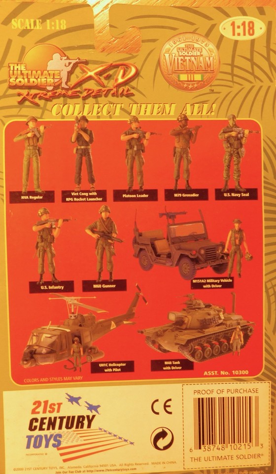 Ultimate Soldier 1:18 XD action figure, NVA REGULAR NORTH VIETNAMESE ...