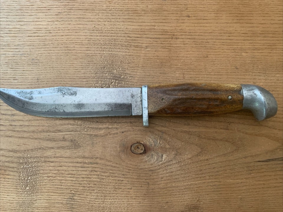 Vintage German (?) Stag Sabre Hunting Knife Stag Handle Nice - 10” | eBay