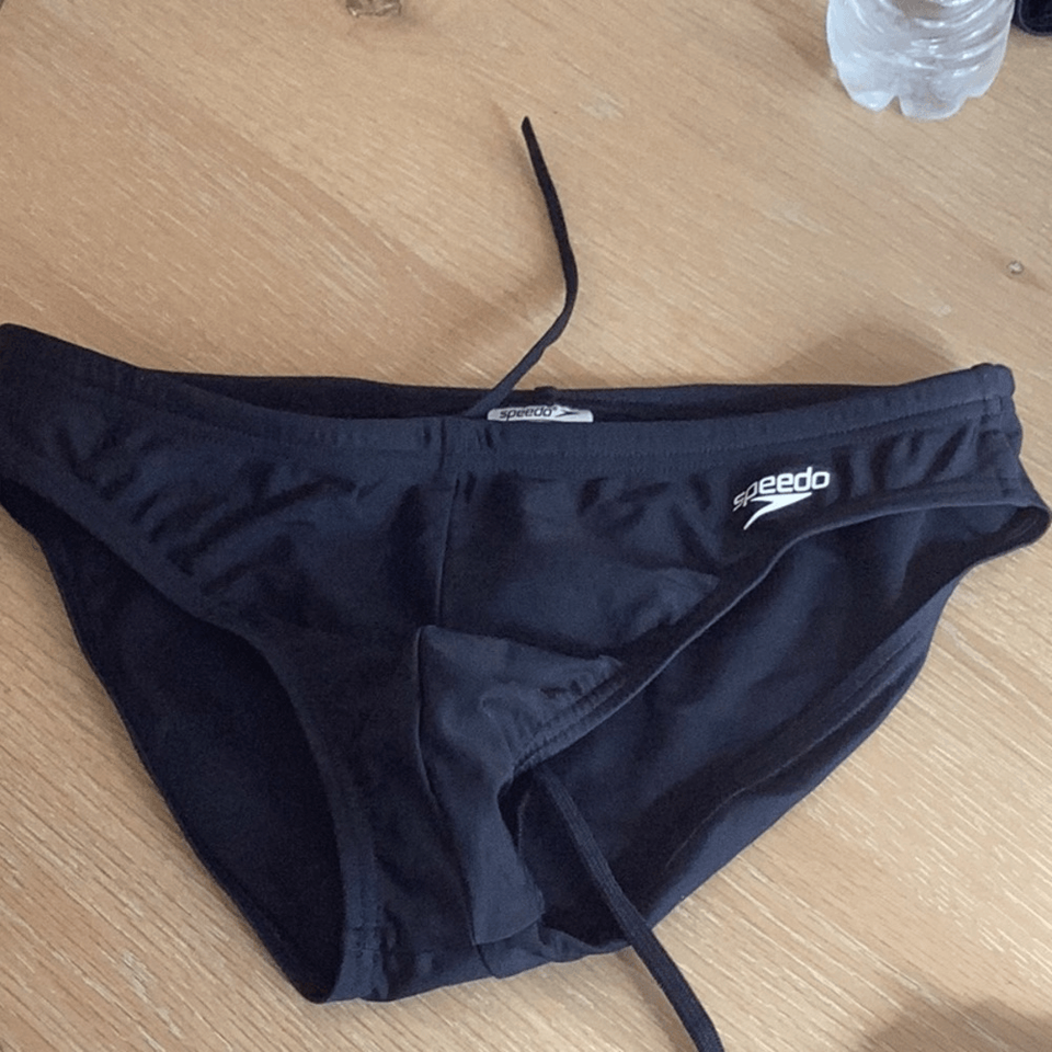 Speedo Men's Solar 2" Brief Black Fitness Fit #87300165001, Size 34 ...
