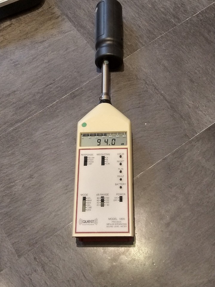 Quest Electronics Model 1800 Precision Sound Level Meter | eBay