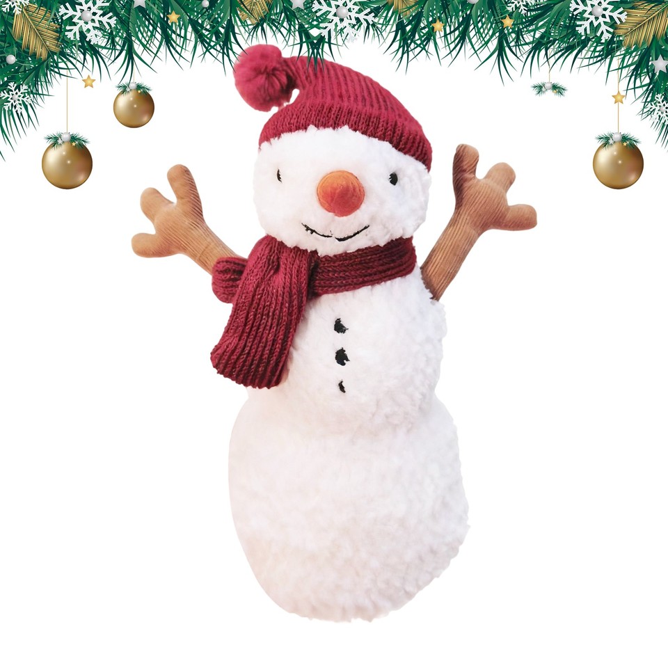 Snowman Plush Toy Cuddly Hugger Doll Stuffed Snowman Cute Plush Toy For ...