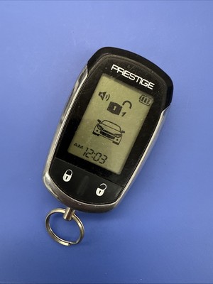 USED PRESTIGE ELVATRNA LCD REMOTE START ALARM TRANSMITTER FOB 5BCR14SP ...