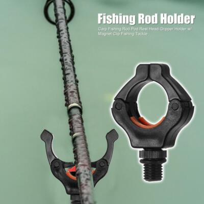Carp Fishing Rod Pod Rest Head Gripper Holder Fishing Tackle Tool ...
