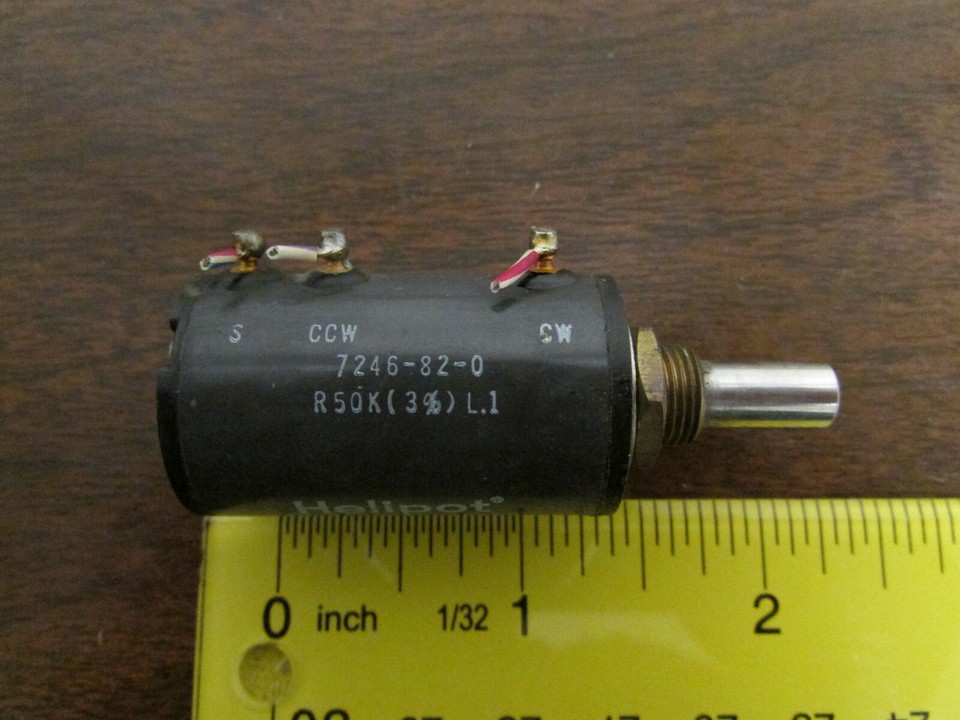 Helipot Potentiometer 7246-82-0 R50K(3%)L.1 Multi-Turn | eBay
