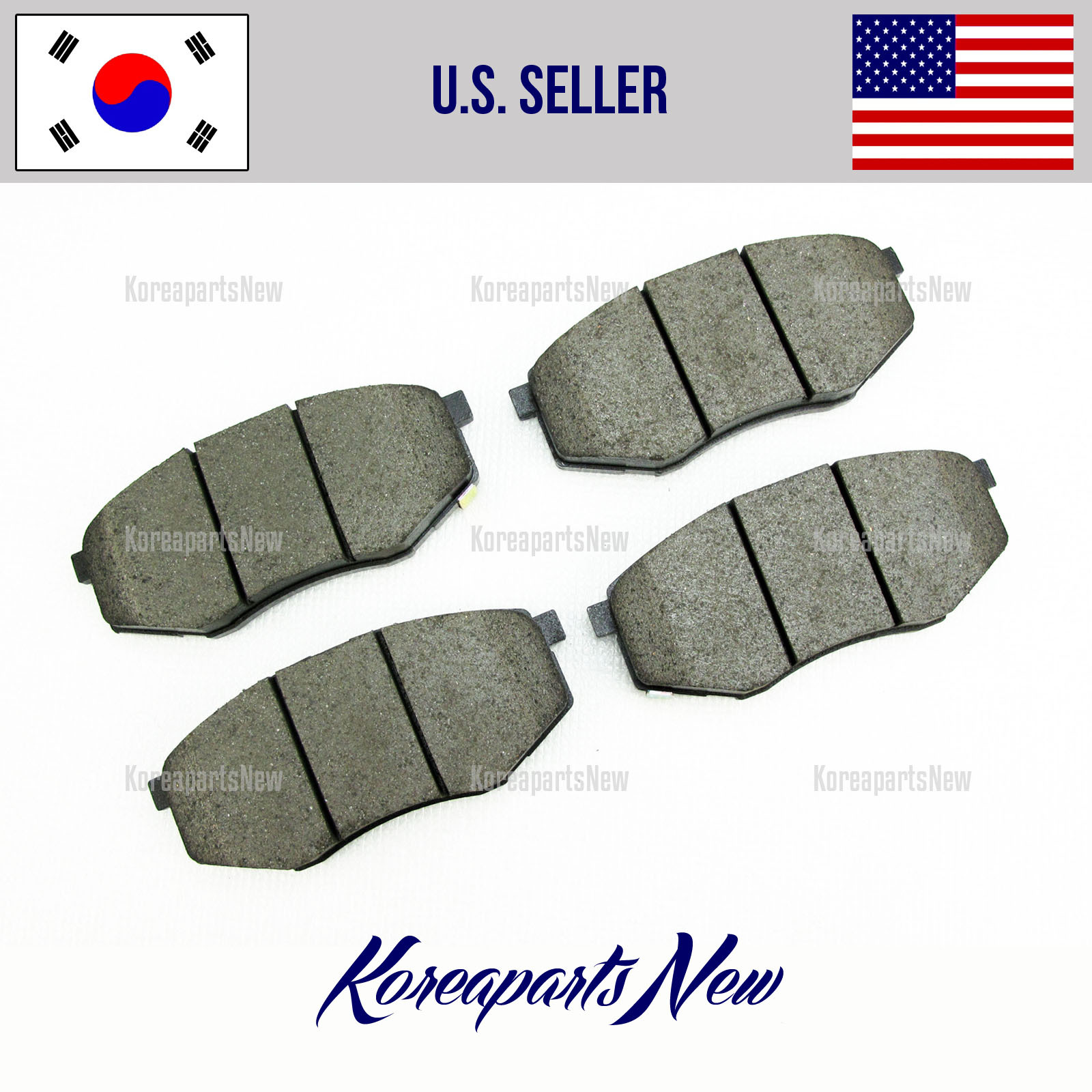 2010-2011 Hyundai Tucson Sportage Front Brake Pads Set (Set of) SP1374 ...