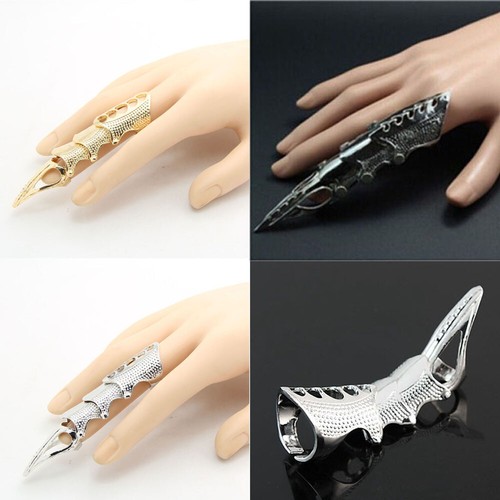 Unisex Jewelry Women Men Full Finger Metal Claw Rings Punk Knuckle | eBay