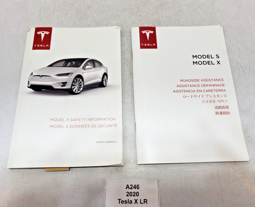 2020 OEM Tesla Model X Long Range Owners Manual Maintenance Book | eBay
