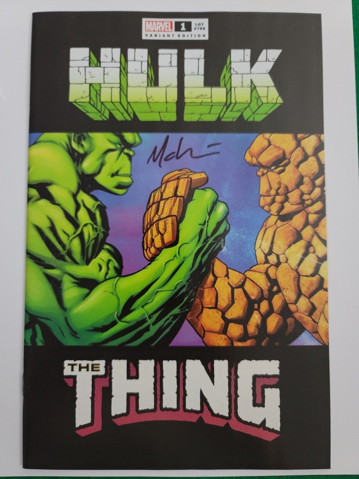 Hulk #1 Variant Signed by Mike McKone w/COA | eBay