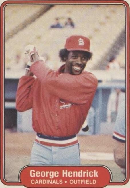 1982 Fleer - George Hendrick #113 for sale | eBay