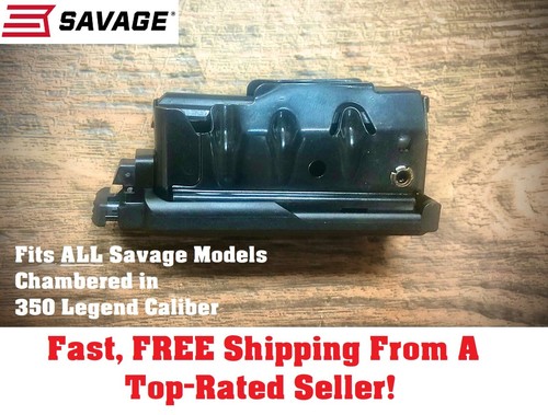 Savage Arms FITS ALL MODELS in 350 LEGEND 4-Rd Magazine/Clip Axis/Axis ...