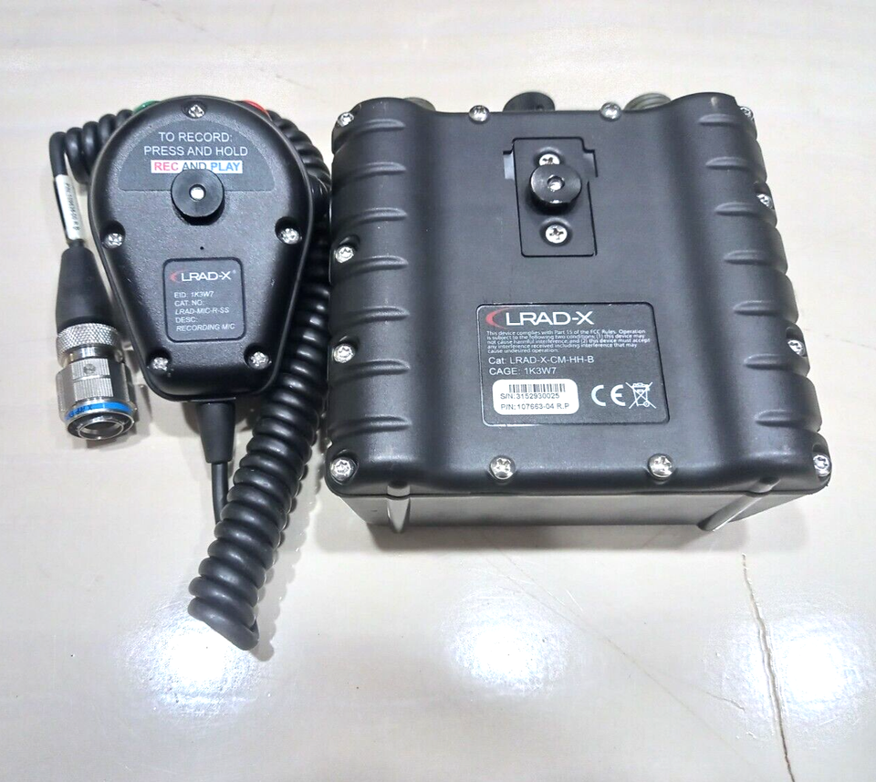 LRAD LRAD-100X 109413-04 R.B Portable Communication System LRAD-X | eBay