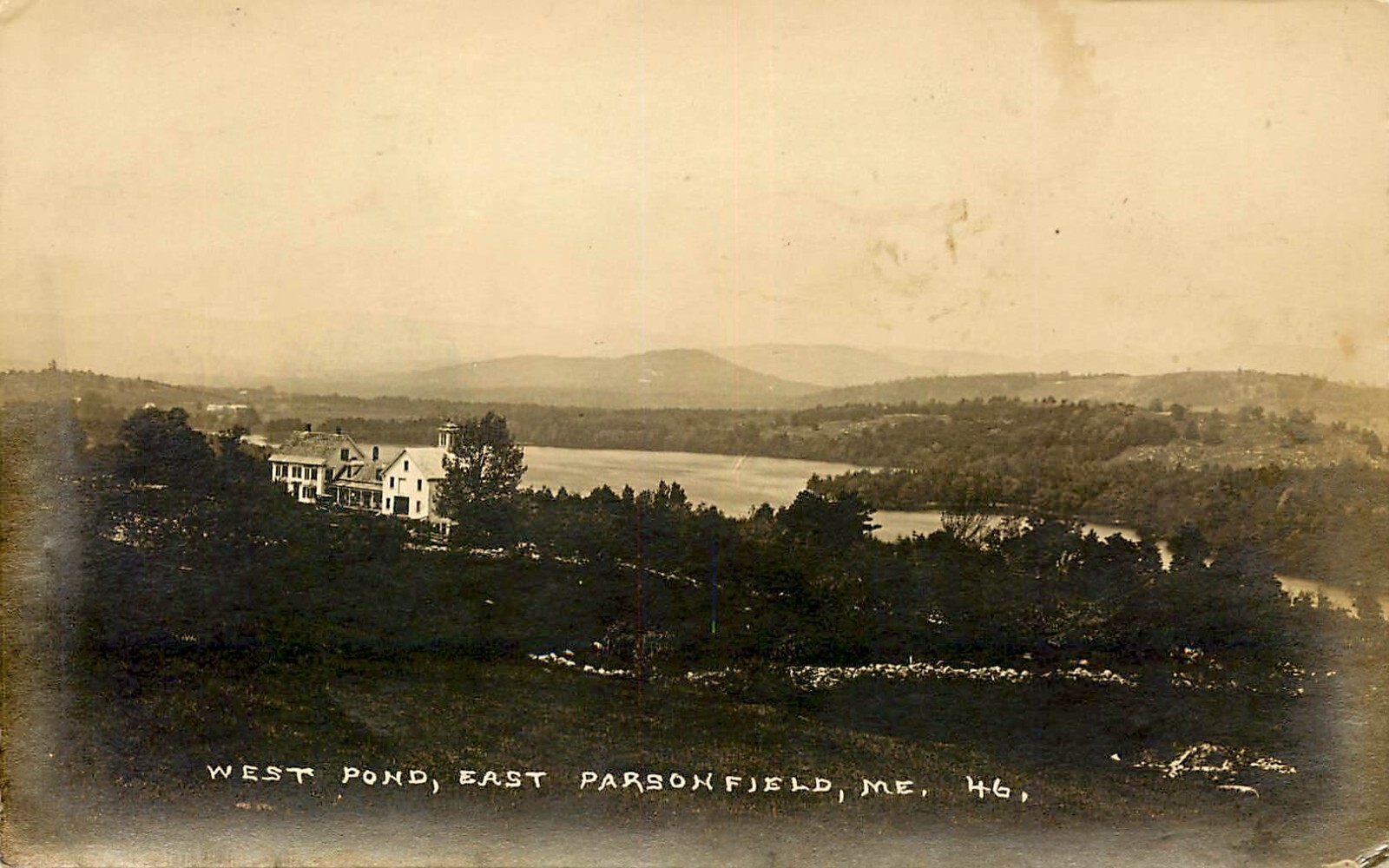 WEST POND, EAST PARSONFIELD, MAINE, RPPC, VINTAGE POSTCARD (U35) | eBay