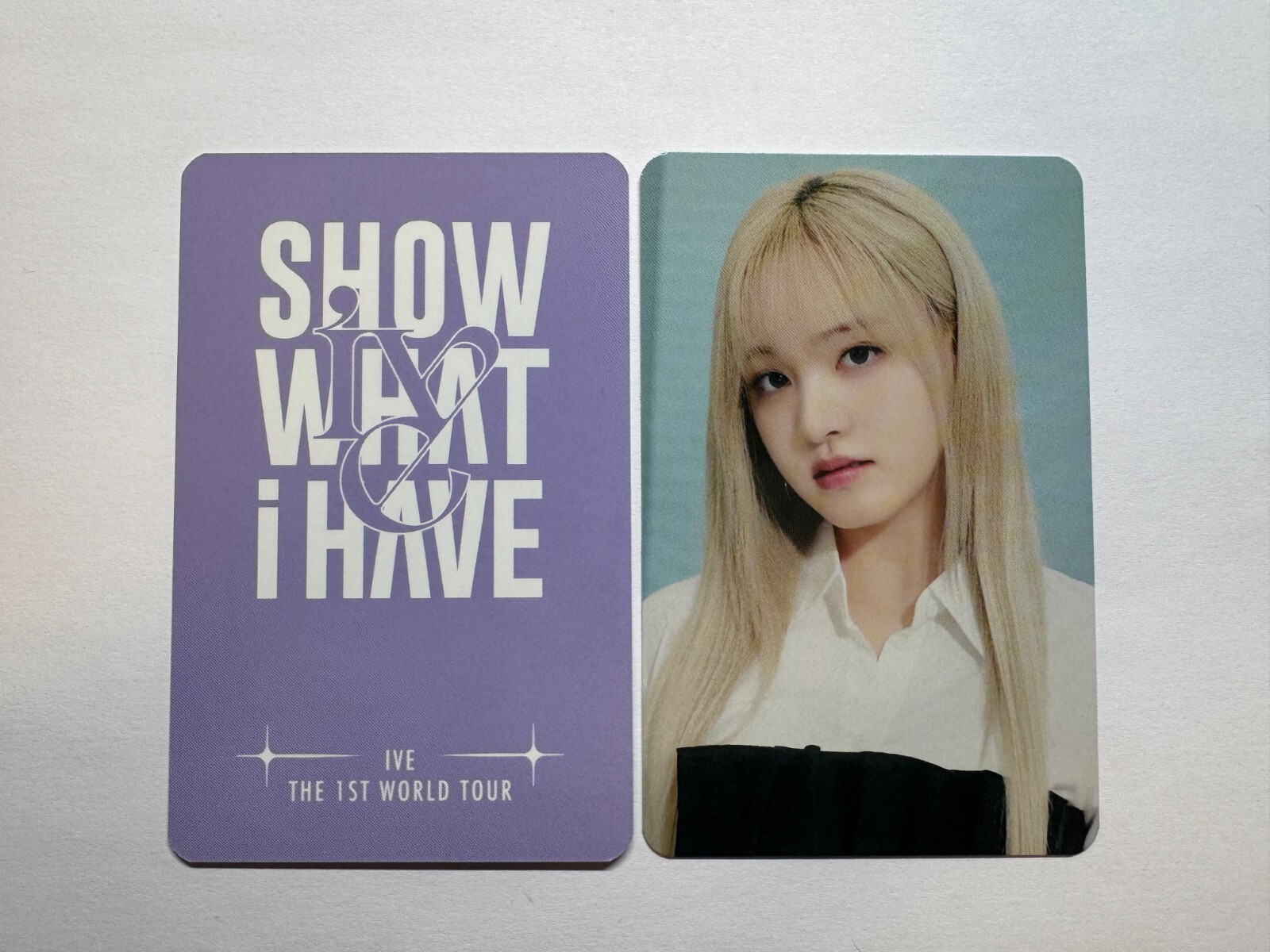 IVE Photocard - OFFICIAL IVE 1ST WORLD TOUR [SHOW WHAT I HAVE] MD ...