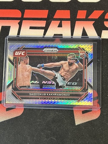 2023 Panini Prizm UFC Saidyokub Kakhramonov Hyper Prizm Rookie Card #41 ...
