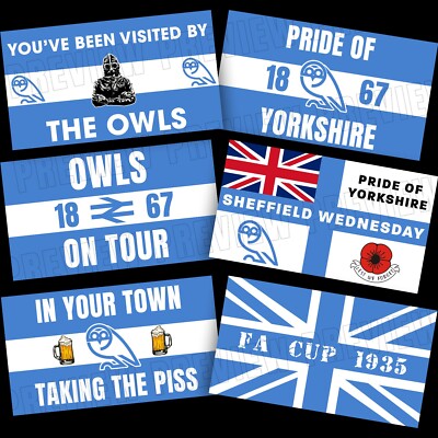 50X Sheffield Wednesday Football Casual Stickers WATERPROOF . HIGH ...