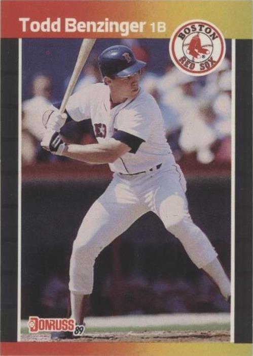 1989 Donruss - Todd Benzinger #358 *Denotes* Next to PERFORMANCE for ...