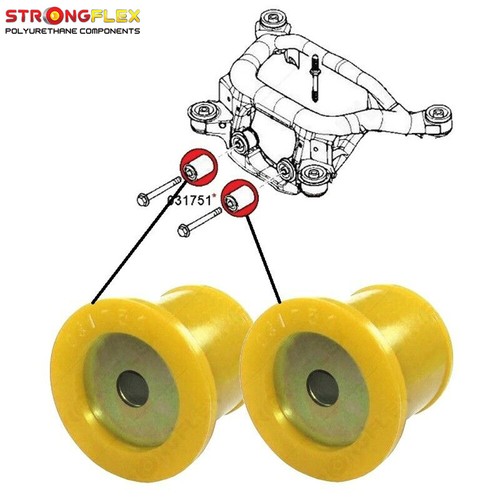 BMW E46, X3 silentblock Diferencial Trasero Deporte, 33176770788 ...