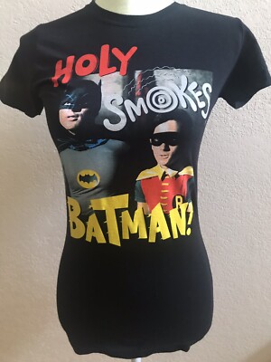 Holy Smokes Batman And Robin Woman’s Graphic T Size S | eBay