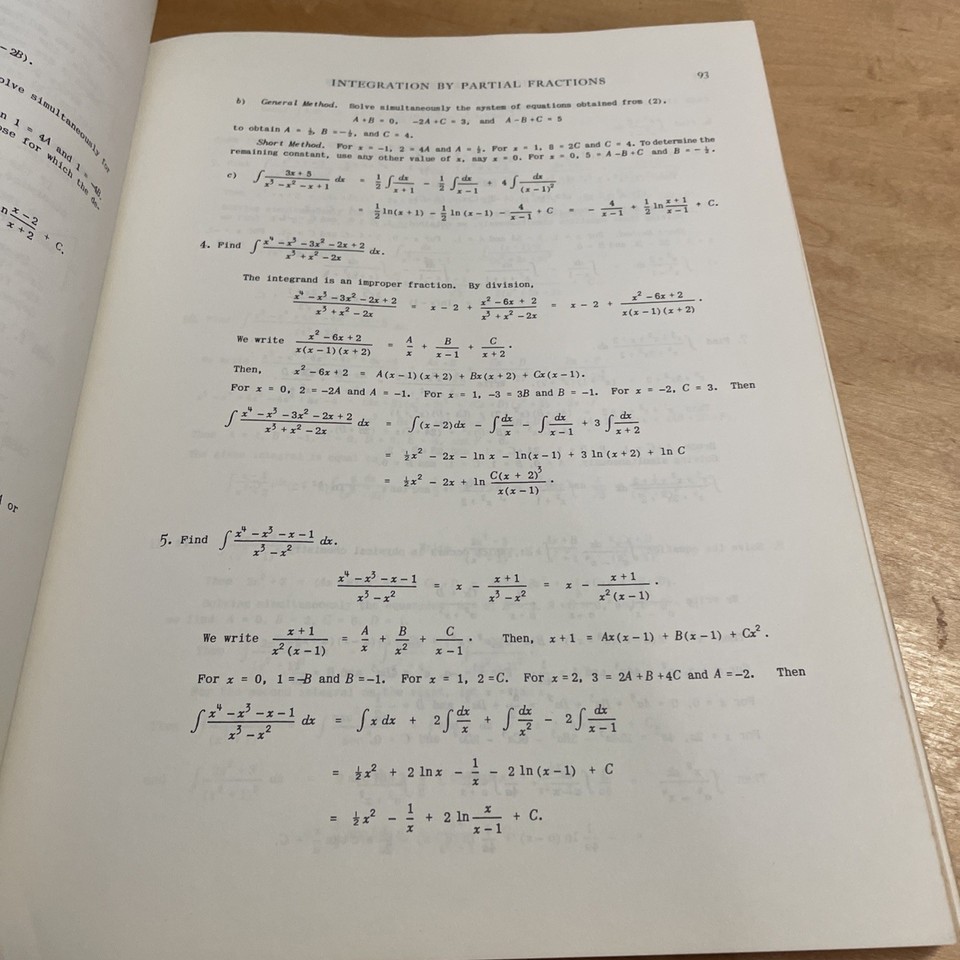Theory and Problems of Calculus, Schaum's Outline Series 1950 VTG Math ...