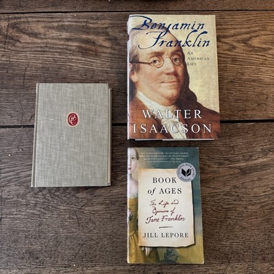 Benjamin Franklin (3 Book Lot) Autobiography - Classics Club, Walter ...