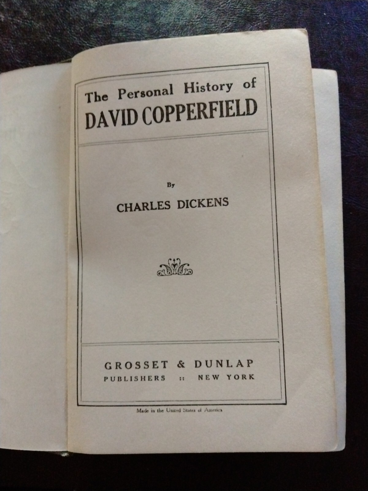 DAVID COPPERFIELD by Charles Dickens RARE - Grosset & Dunlap Publishers ...