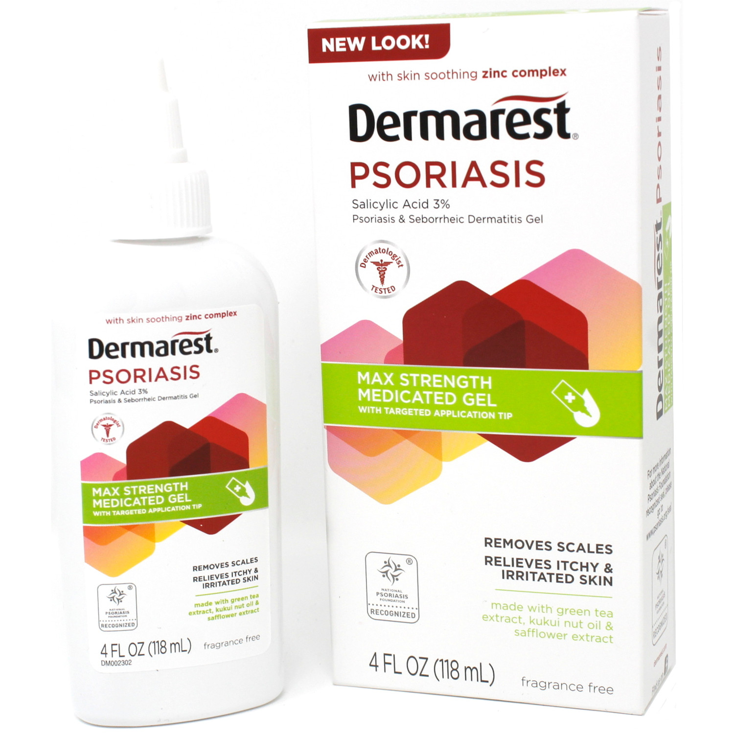 Dermarest Psoriasis Medicated Treatment Fragrance-Free Gel - 4 fl oz ...