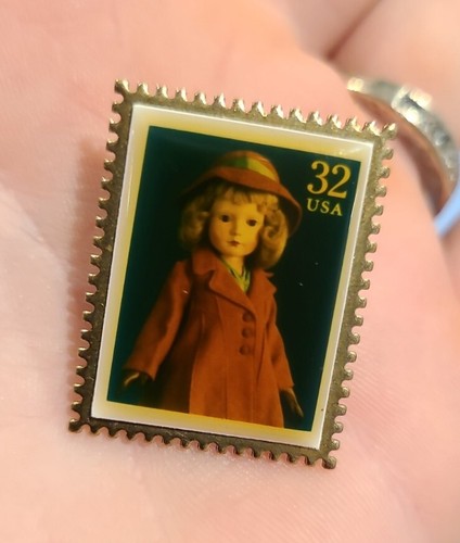 USPS Postage Stamp Lapel Pin 1997 32 Cent Efanbee Doll FREE SHIPPING | eBay