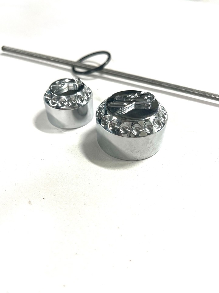 *CLEARANCE* CHROME 3D KANJI DIAMOND CUT MOTOR MOUNT PLUGS 99-23 SUZUKI ...