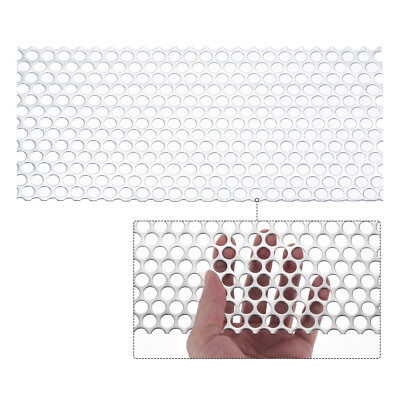 Stainless Steel Perforated Sheet 19GA Metal Mesh Plate Screen Meshes 11 ...