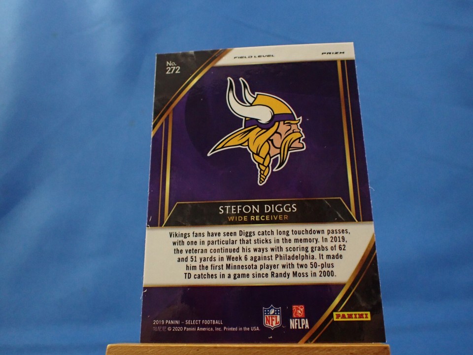 Stefon Diggs Select 2019 Field Level Silver Prizm #272 | eBay