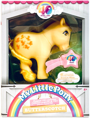 Basic Fun My Little Pony 40th Anniversary Original Classic Butterscotch ...