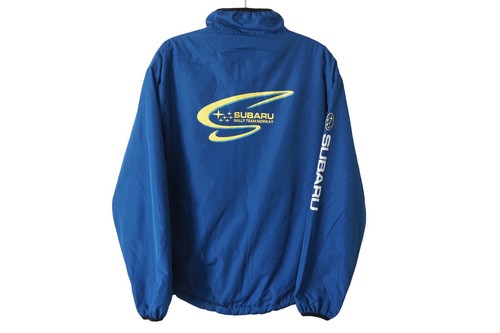Vintage SUBARU Rally Team Jacket big logo Size M Racing Sport 00s ...