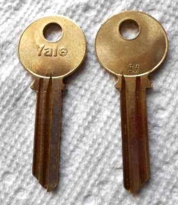 1 NOS Rare OEM Yale Mfg. Key Blank SH Vintage Locksmith Collector's ...