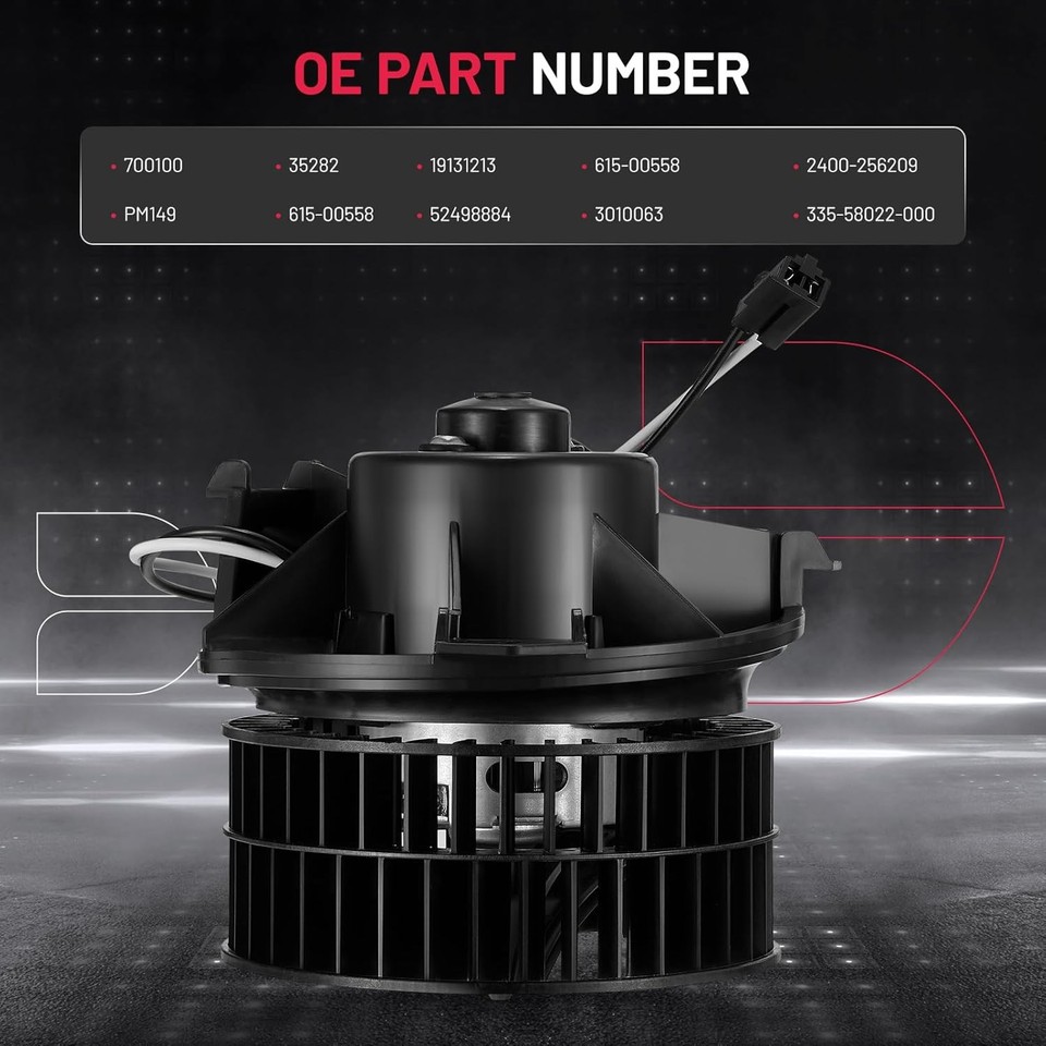 Front Heater Blower Motor w/Fan for 1997-1999 GMC C1500 C2500 C3500 5 ...
