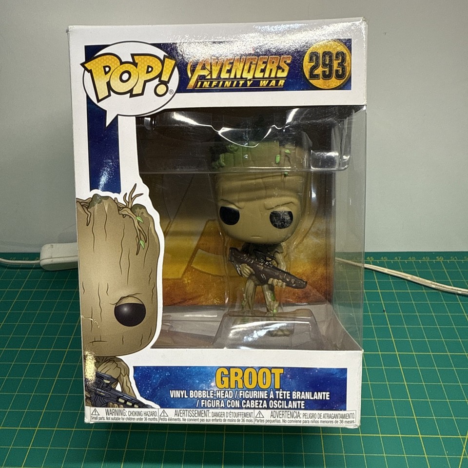 Funko Pop! Vinyl: Marvel - Groot (w/ Blaster) #293 | eBay