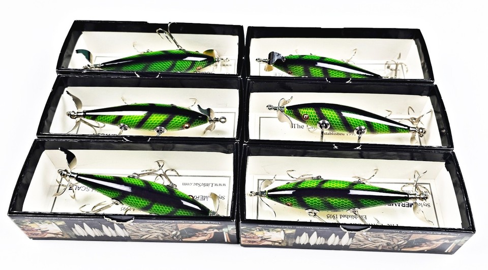 6 Little Sac Bait Co Meramec Minnow Lures Perch Scale New In Box | eBay
