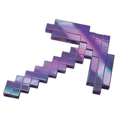 Minecraft Pickaxe Purple Iridescent Toy 16" New 2024 by Disguise ...