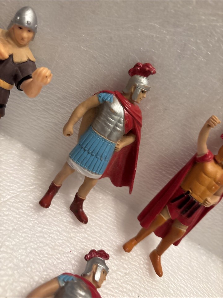 Rubber Papo 3.5” Archer Long Bow Knight Soldier Medieval Action Figures ...