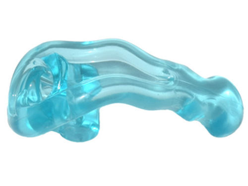 LEGO 27393 TRANS LIGHT BLUE Wave Rounded Energy with Bar Handle (Power ...