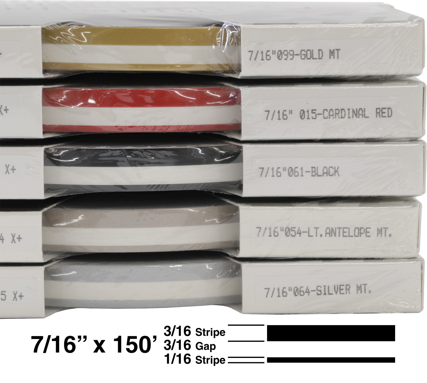 7/16" x 150' Roll of Accent Pinstripe for cars, trucks,RV stripe many ...