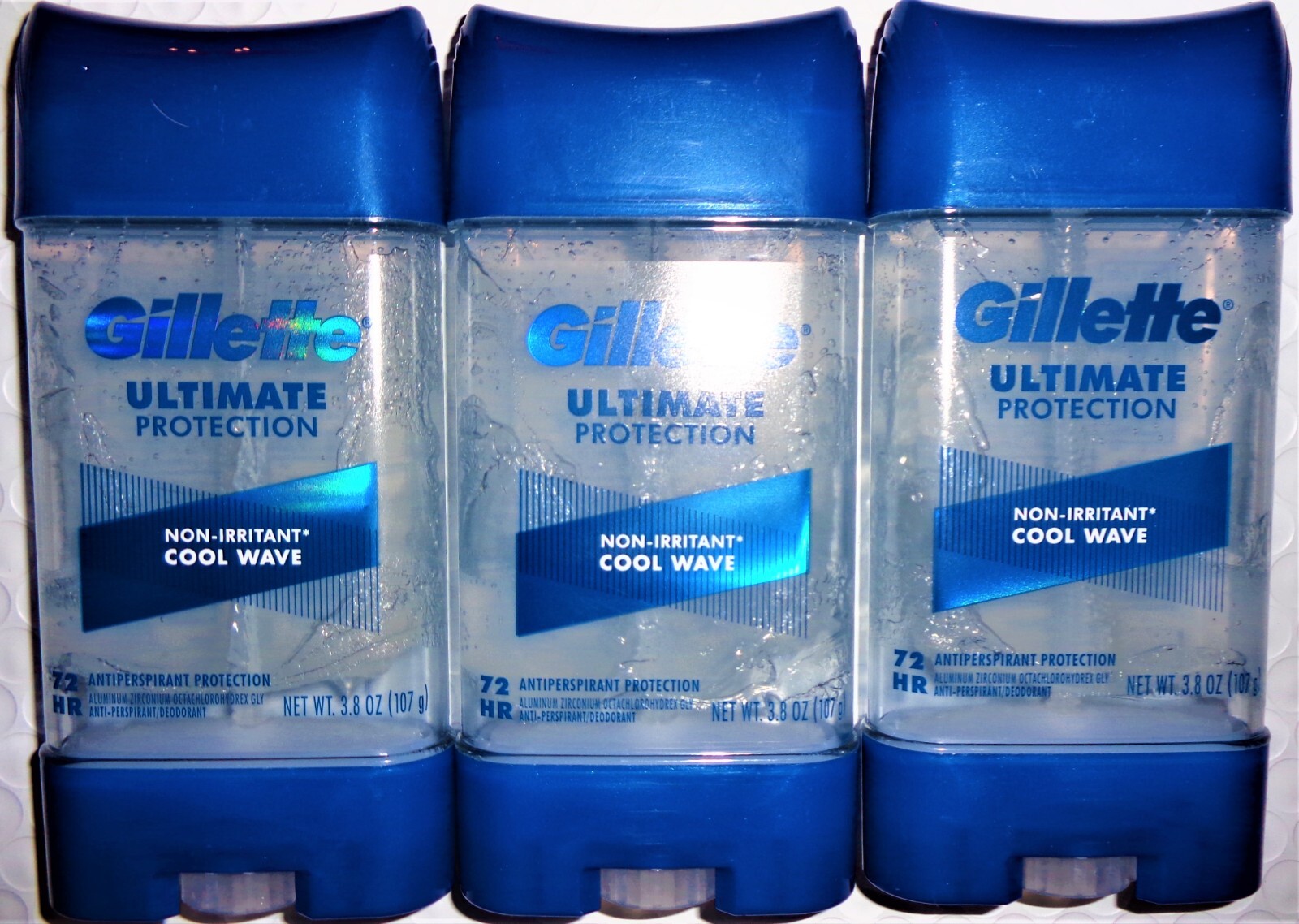 Gillette Clear Gel Advanced Deodorant Lot of 1 to 5 PK (3.8 Oz / 107 gr ...